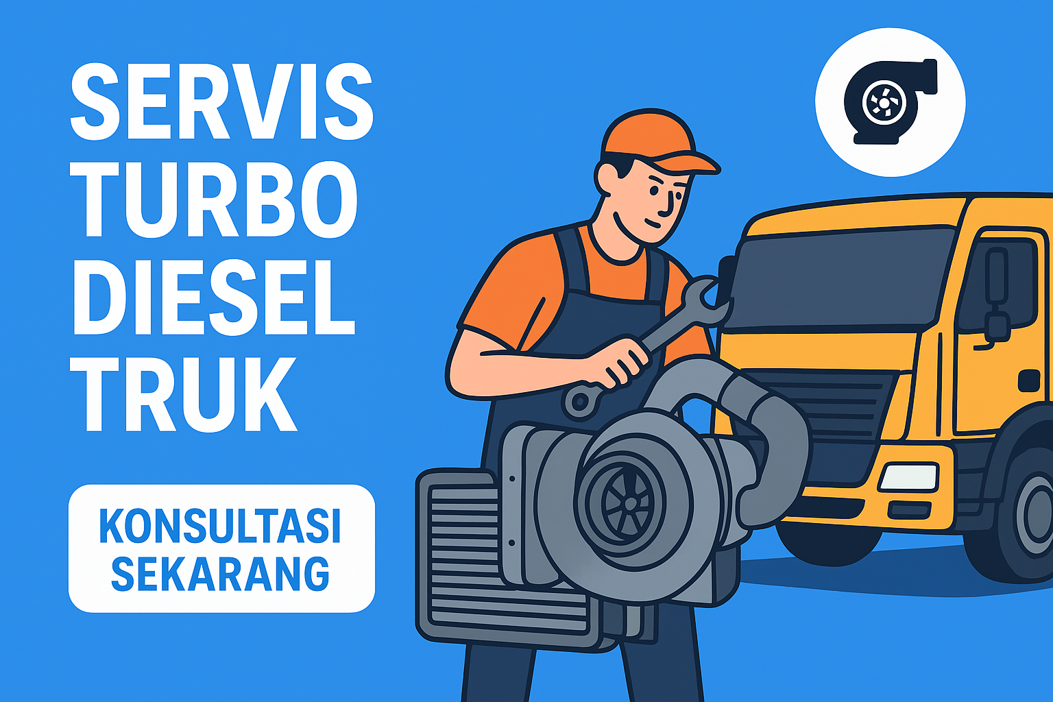 Servis Turbo Diesel Truk agar Tarikan Lebih Enteng dan Mesin Lebih Awet ...